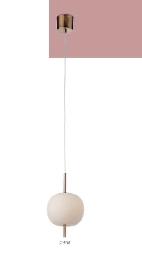 Závěsné svítidlo BABOL 01-1438 starožitná mosaz Redo Group | RájSvítidel.cz