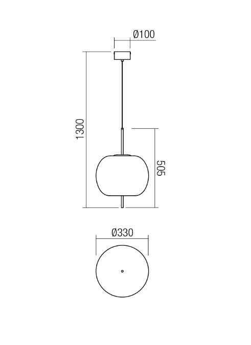Závěsné svítidlo BABOL 01-1439 starožitná mosaz Redo Group | RájSvítidel.cz
